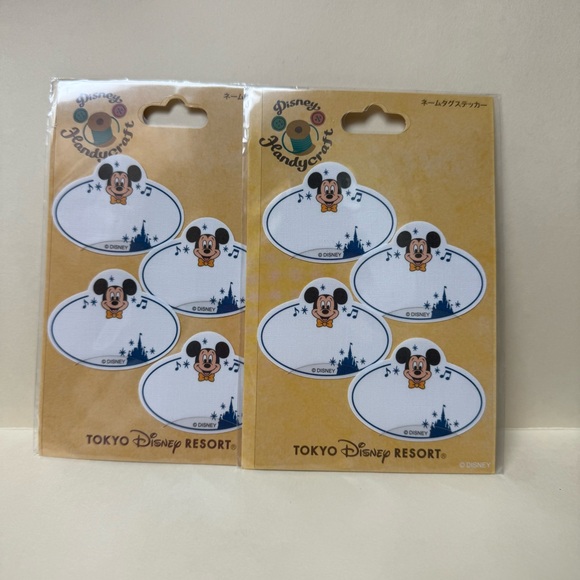 Disney | Accessories | Disney Tokyo Resort Mickey Mouse Name Tag ...